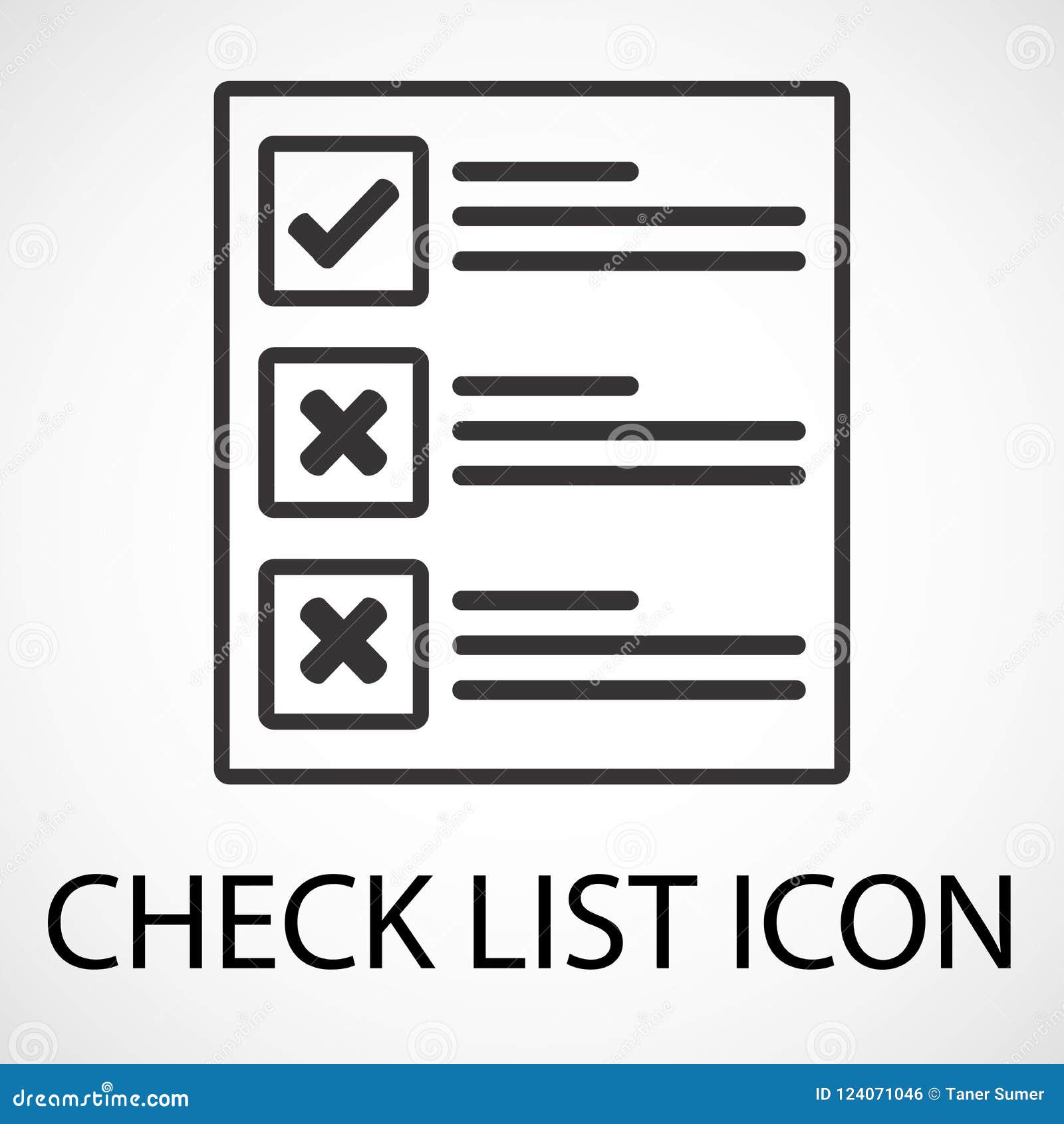 Simple Checklist Icon, Vector Stock Vector - Illustration of agreements ...