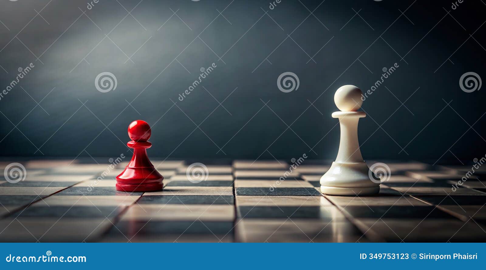 Simple Chess Pawn Clash a Minimalist Visual for Strategic Thinking and ...