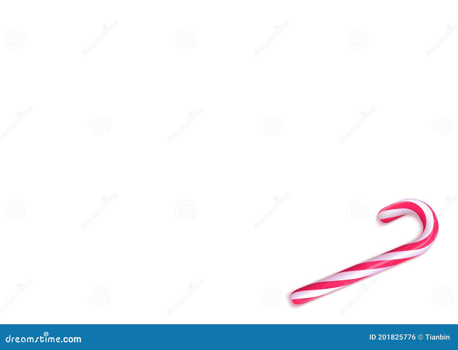 Simple Christmas Candy Cane Card for Notes Stock Illustration ...