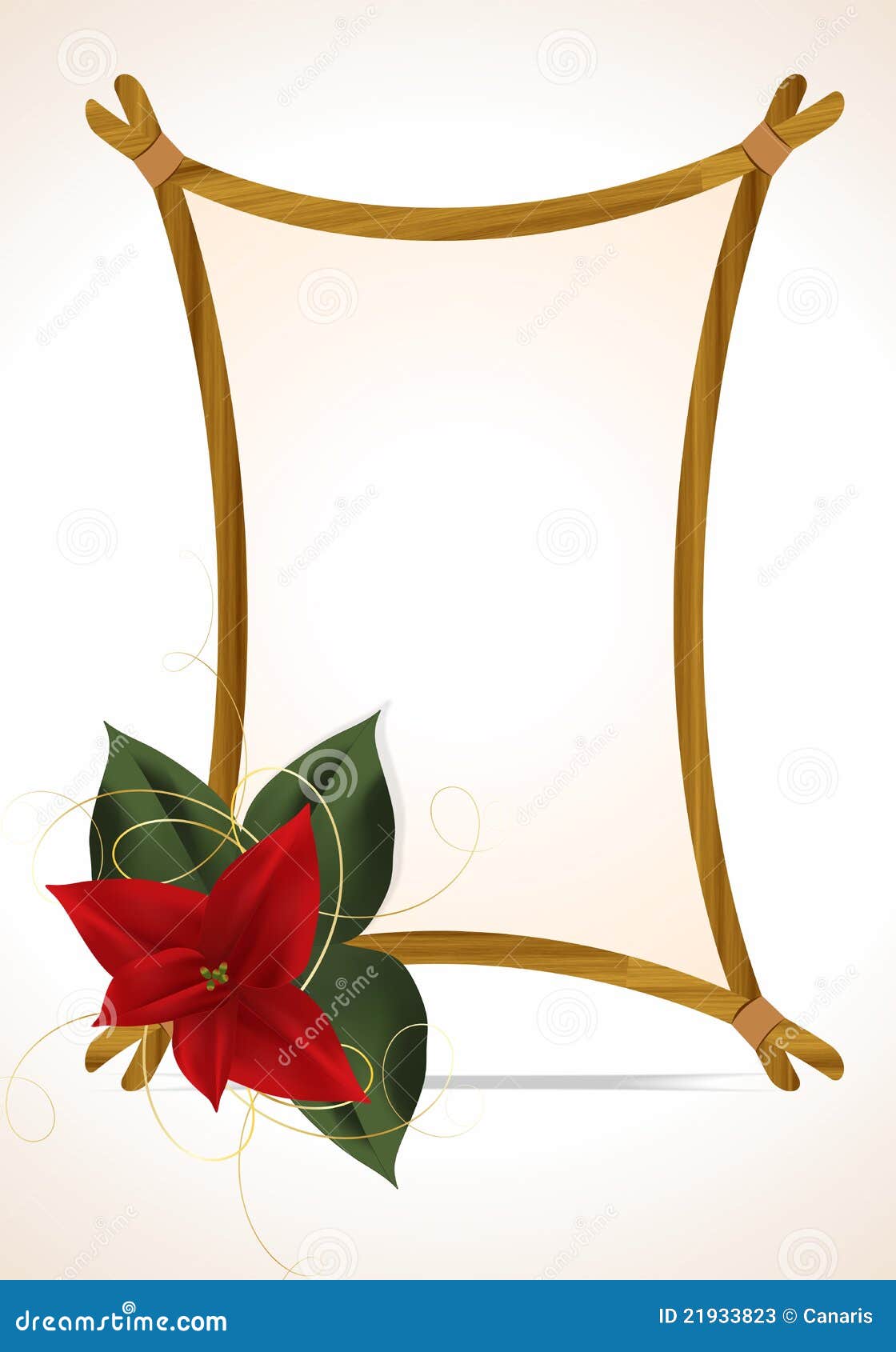 Simple Christmas Frame, Cdr Vector Stock Vector - Illustration of ...