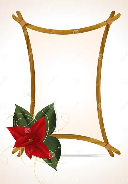 Simple Christmas Frame, Cdr Vector Stock Vector - Illustration of ...