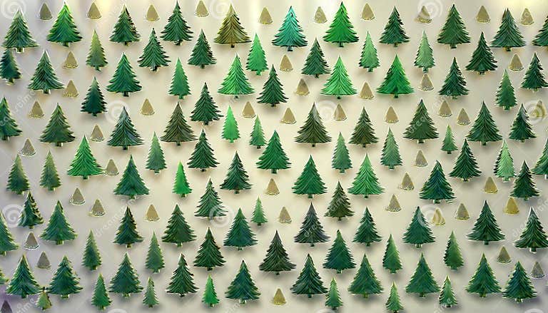 Simple Christmas Tree Pattern Design. Suitable for Wallpapers and ...