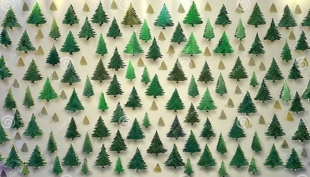 Simple Christmas Tree Pattern Design. Suitable for Wallpapers and ...