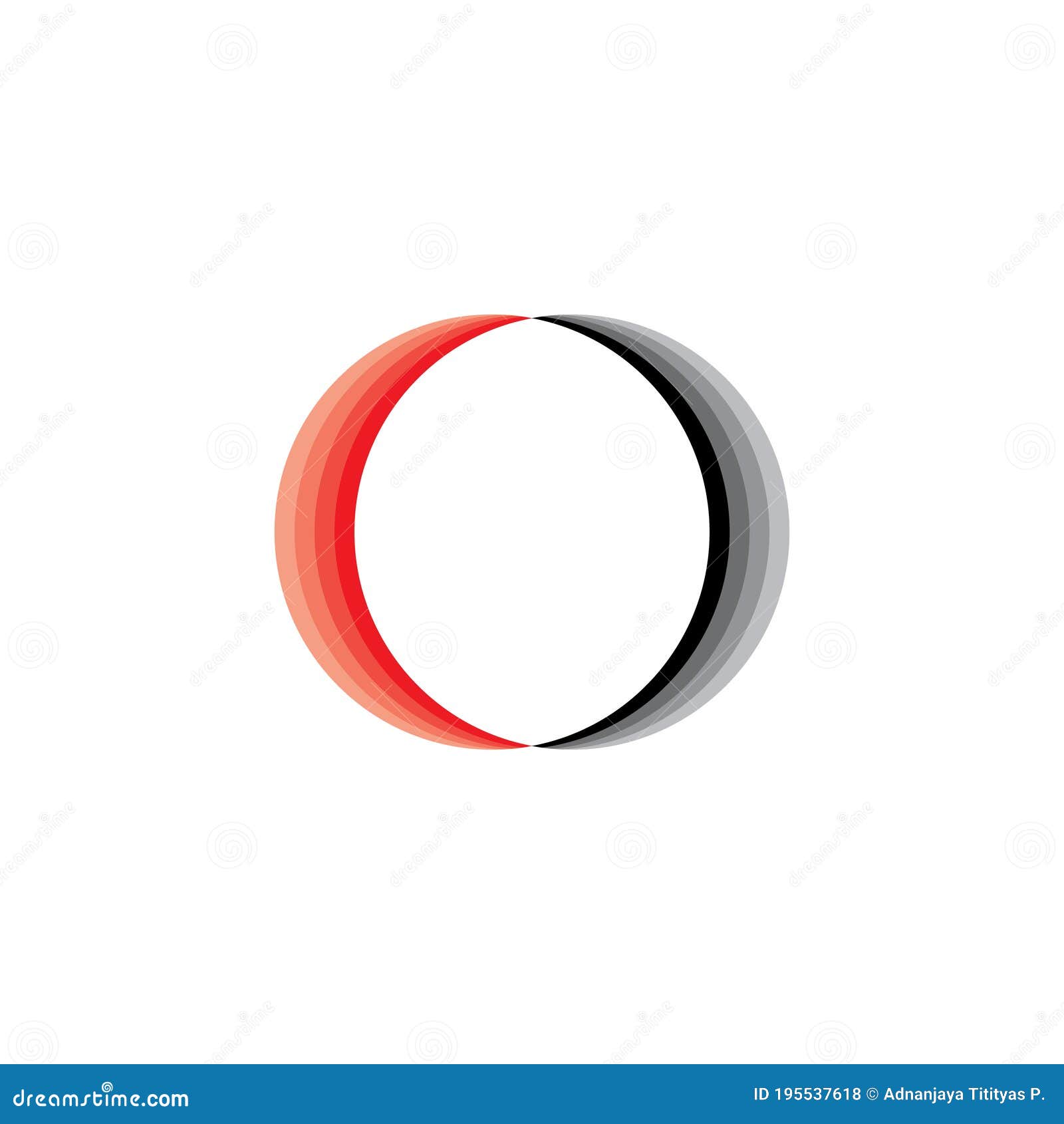 Simple Circle Stripes Design Logo Vector Stock Vector - Illustration of ...