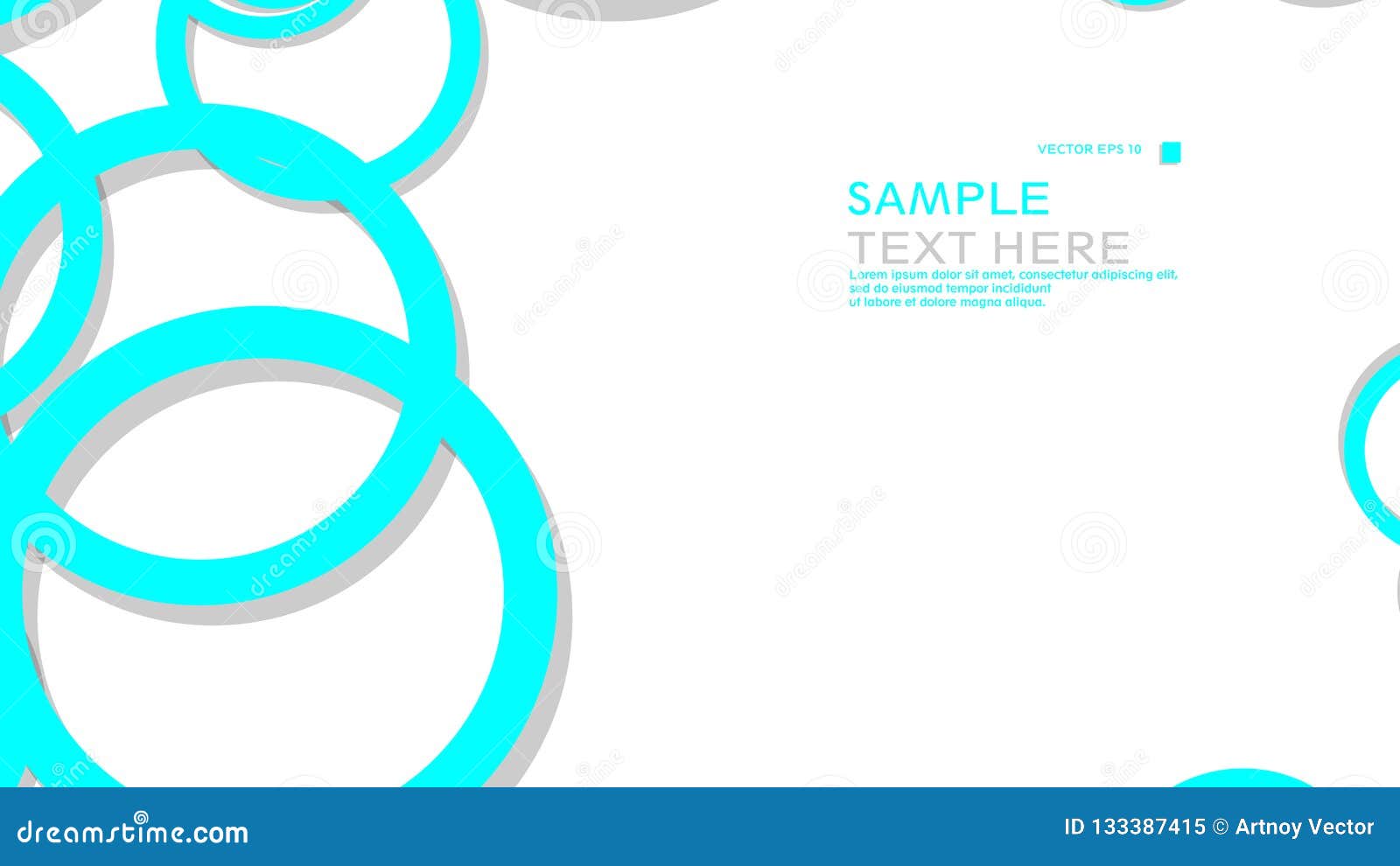Simple Circles Background stock vector. Illustration of simple - 133387415