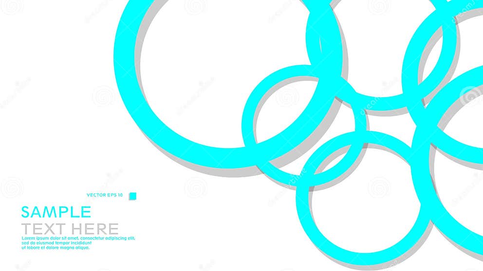 Simple Circles Background stock vector. Illustration of vector - 133387789