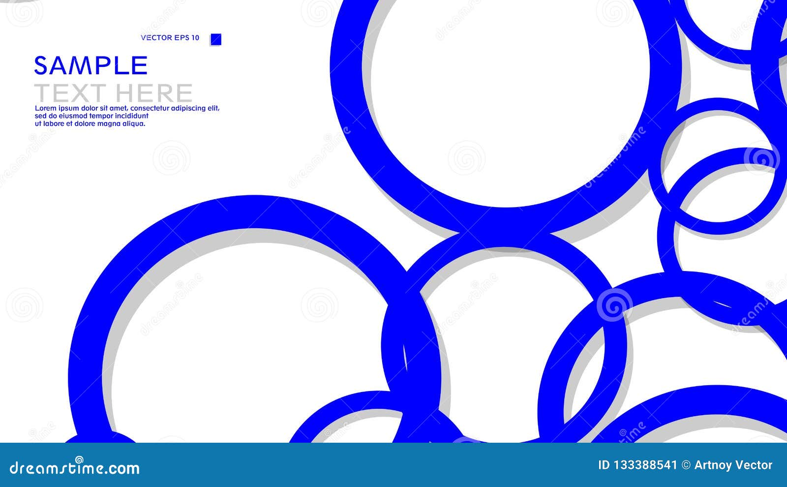 Simple Circles Background stock vector. Illustration of design - 133388541