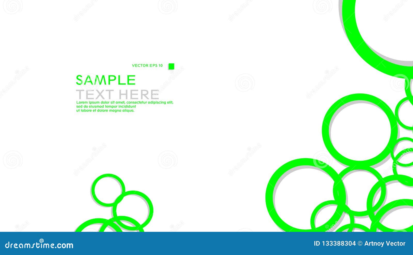 Simple Circles Background stock vector. Illustration of design - 133388304