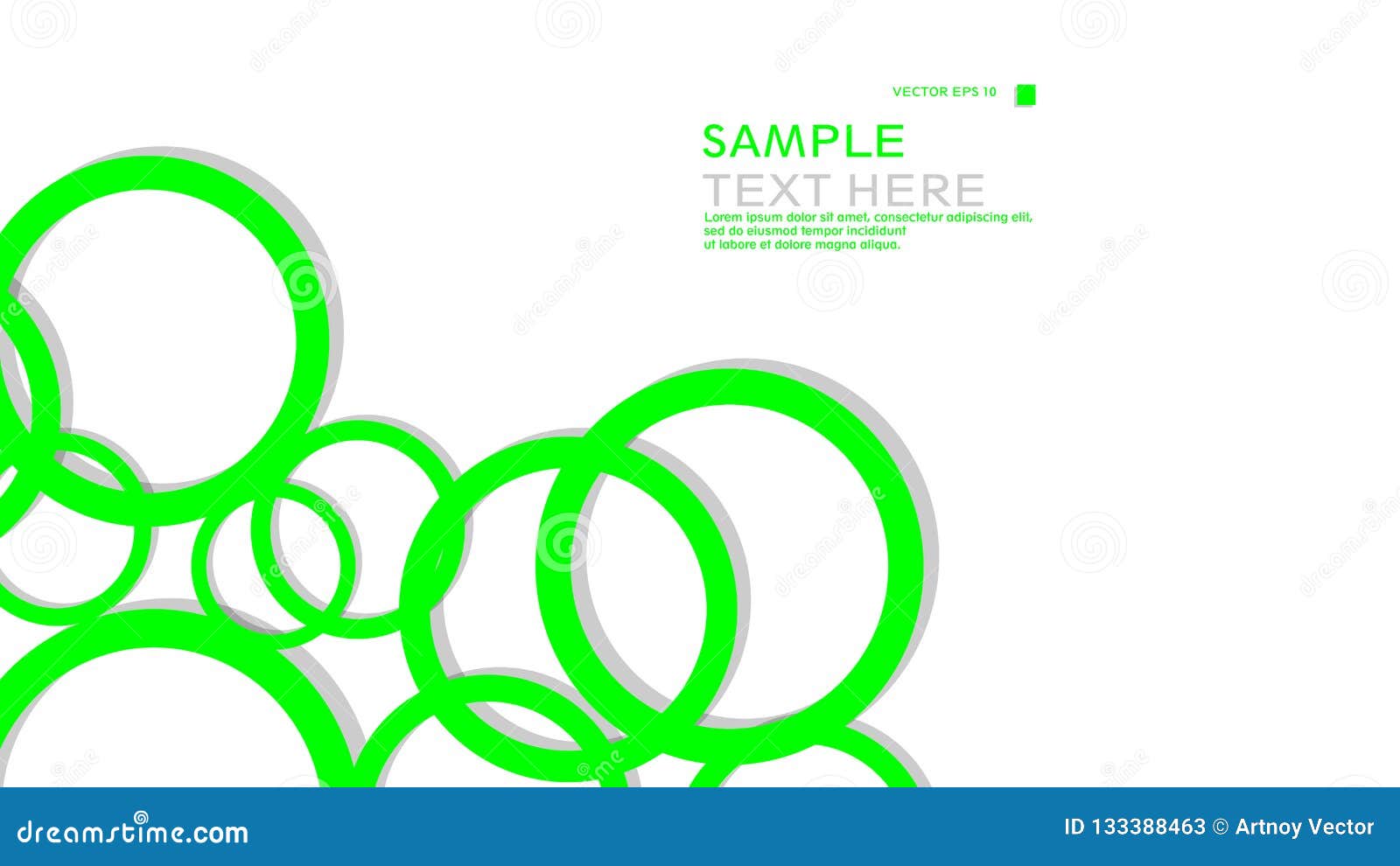 Simple Circles Background stock vector. Illustration of simple - 133388463