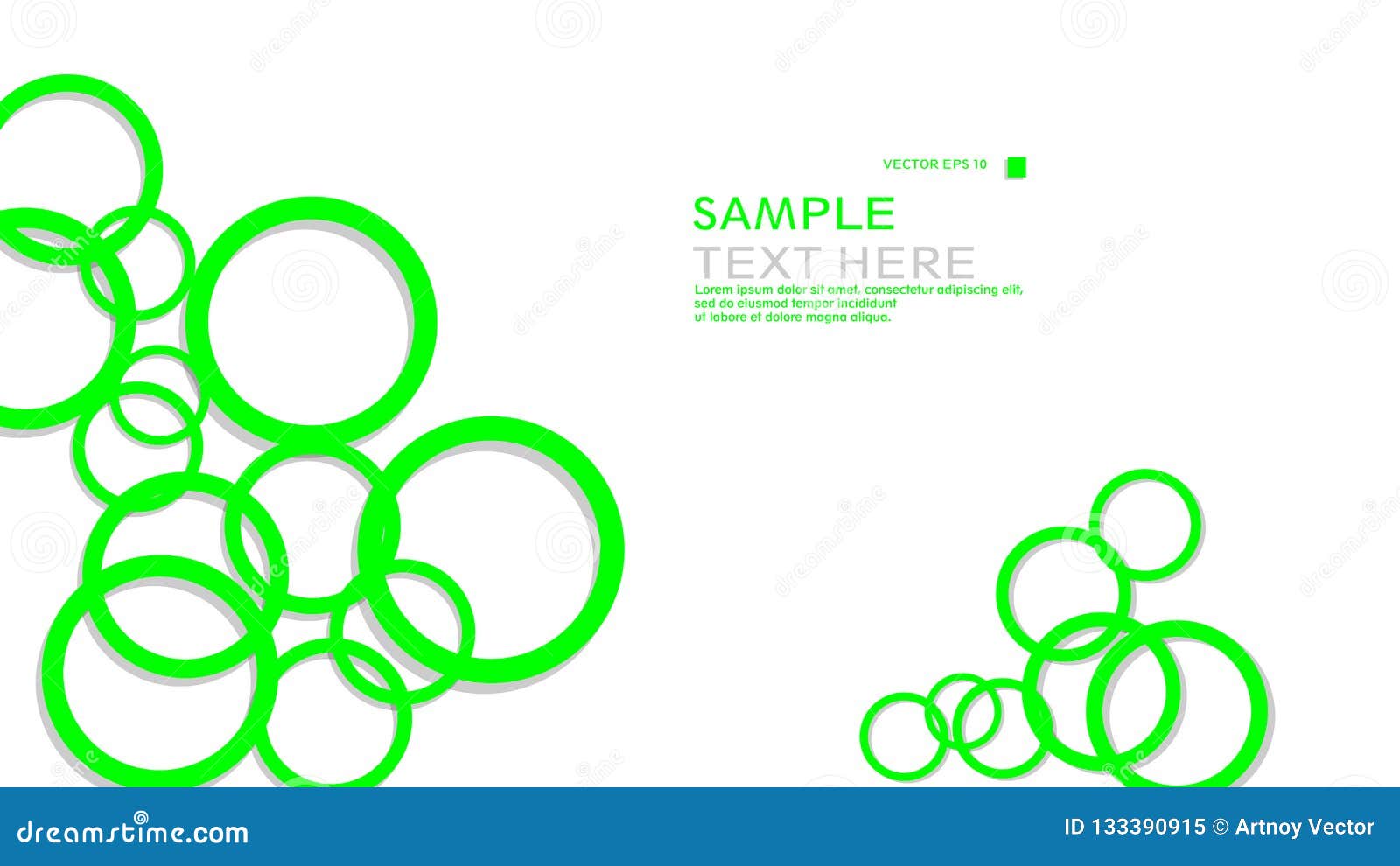 Simple Circles Background stock vector. Illustration of vector - 133390915