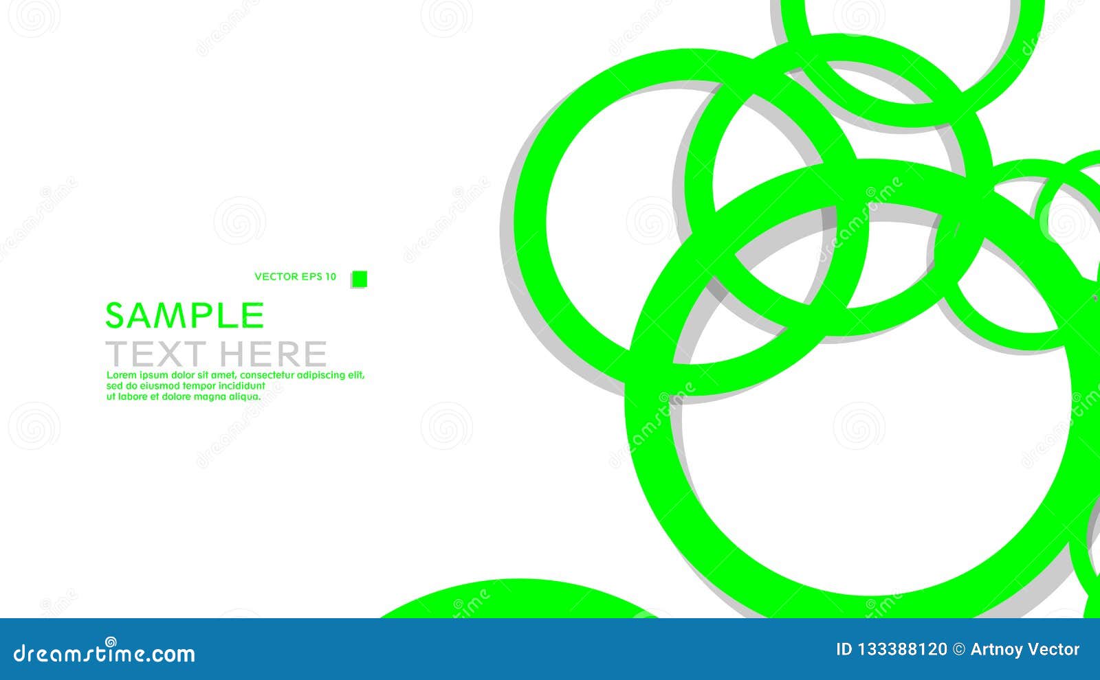 Simple Circles Background stock vector. Illustration of vector - 133388120