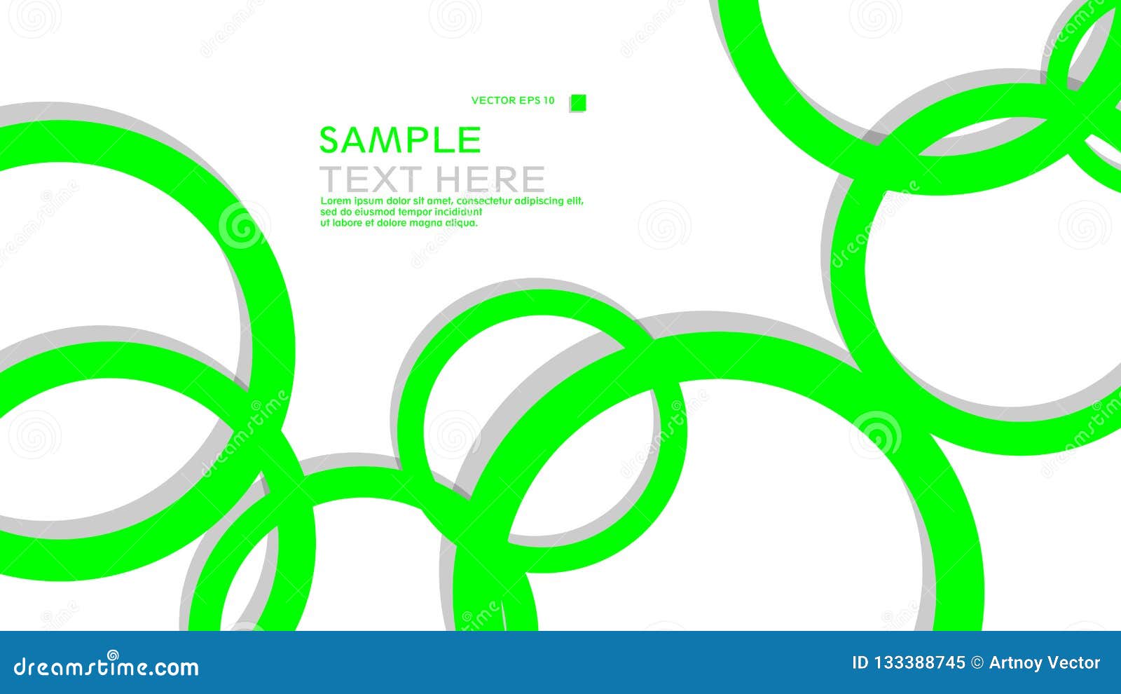 Simple Circles Background stock vector. Illustration of design - 133388745