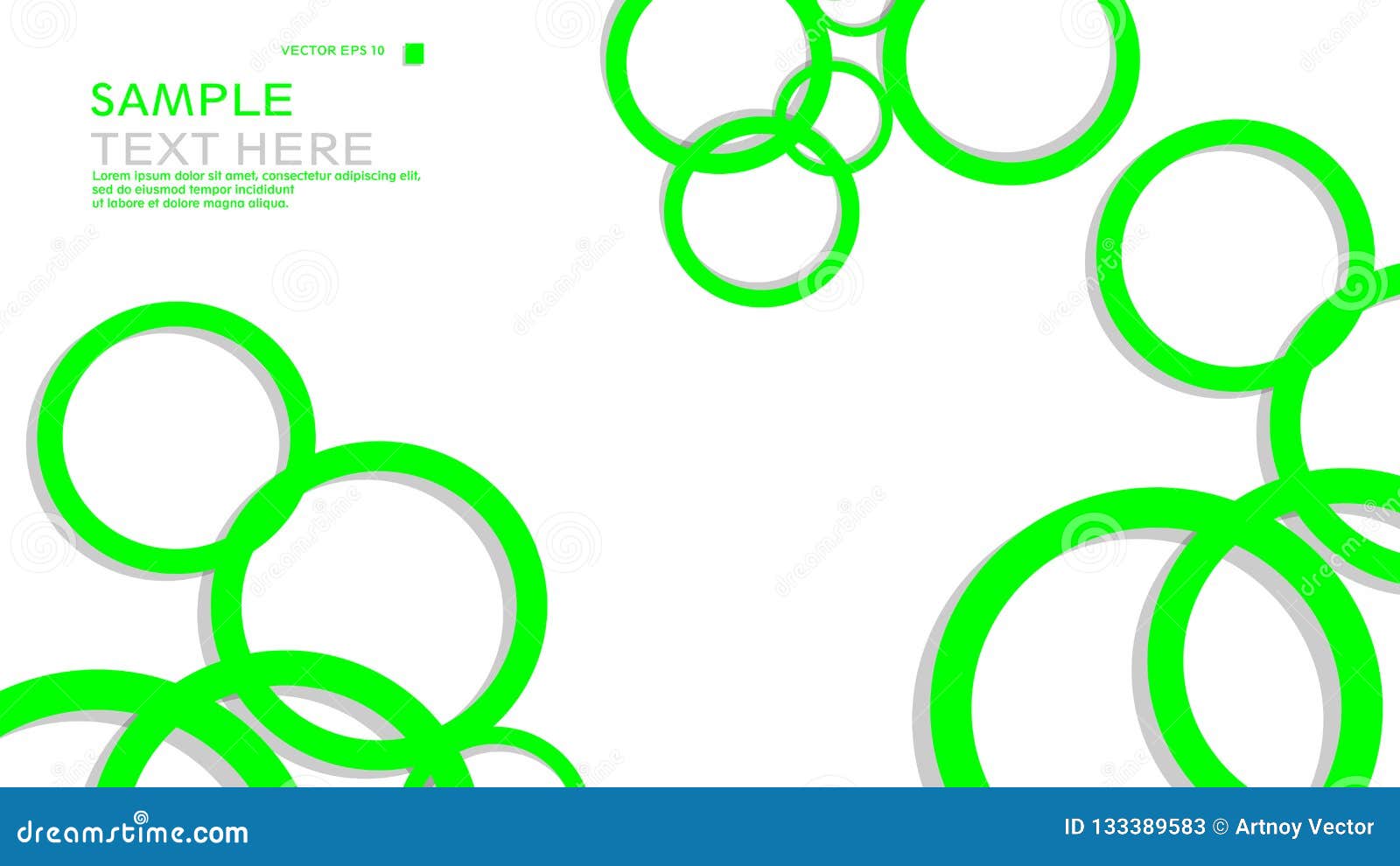 Simple Circles Background stock vector. Illustration of graphic - 133389583