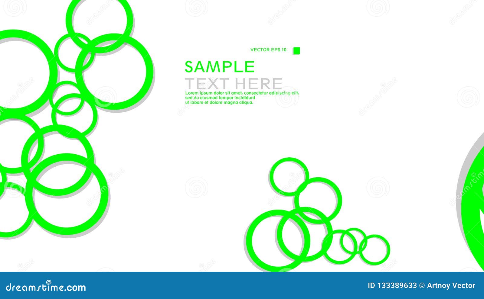 Simple Circles Background stock vector. Illustration of simple - 133389633