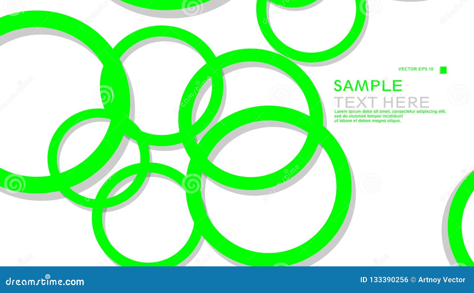 Simple Circles Background stock vector. Illustration of design - 133390256