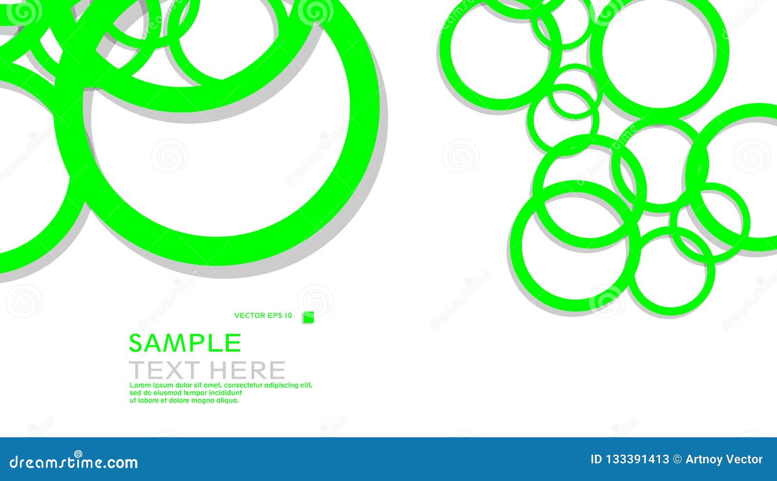 Simple Circles Background stock vector. Illustration of simple - 133391413