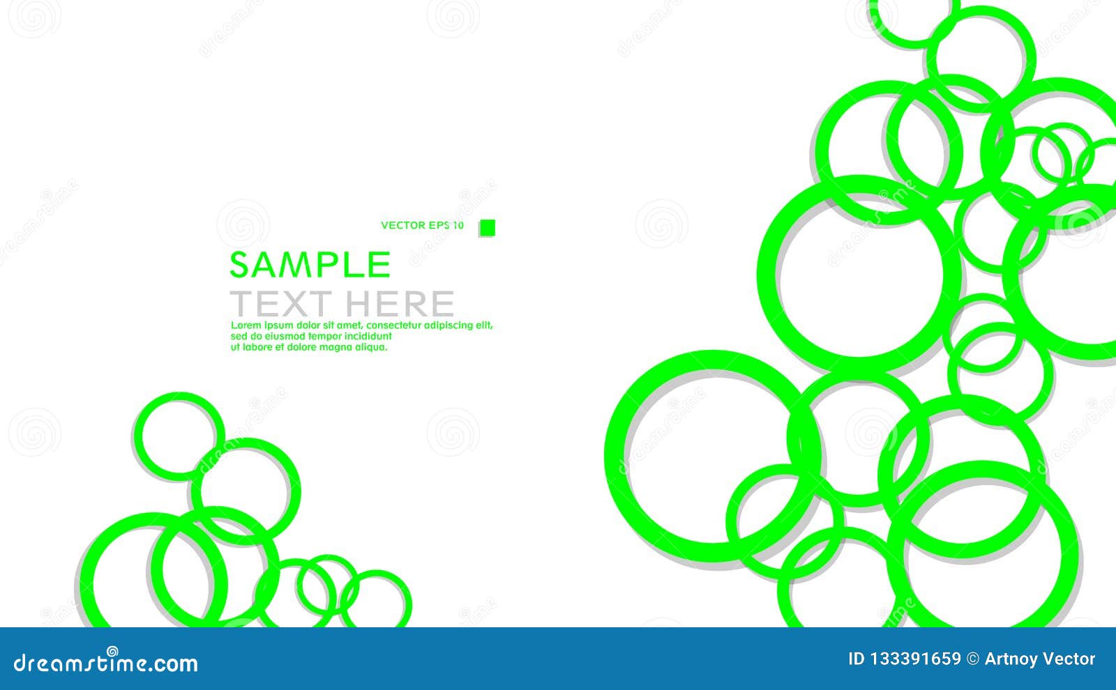 Simple Circles Background .vector Graphic Design on Eps 10 Stock Vector ...