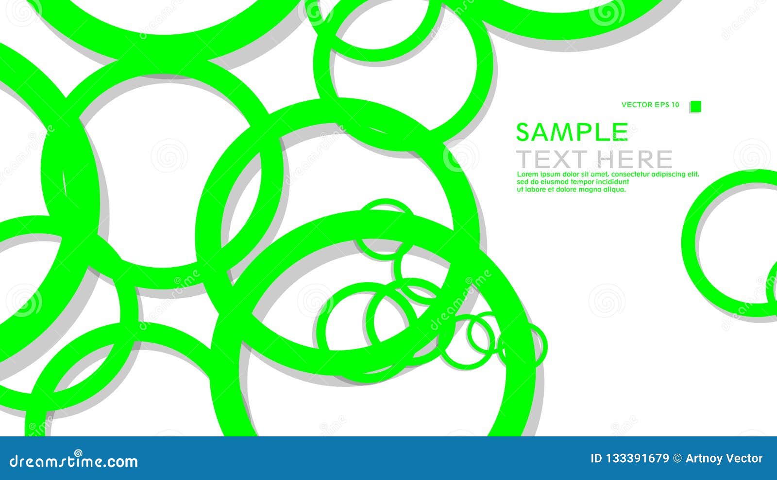 Simple Circles Background .vector Graphic Design on Eps 10 Stock Vector ...
