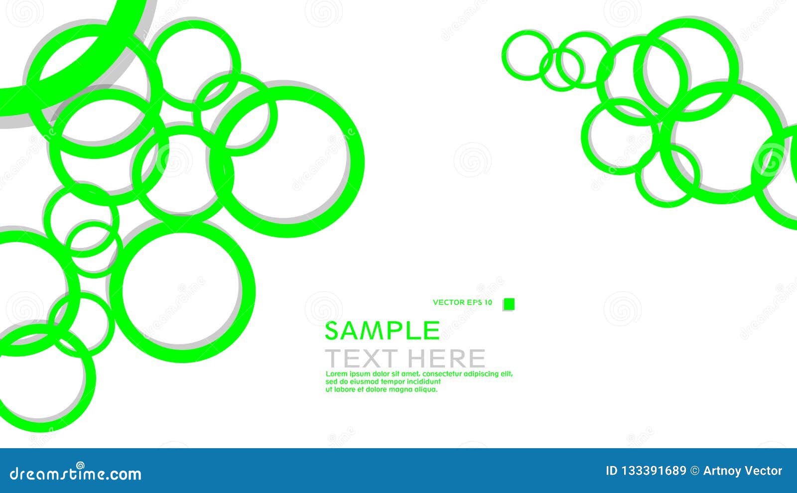 Simple Circles Background .vector Graphic Design on Eps 10 Stock Vector ...