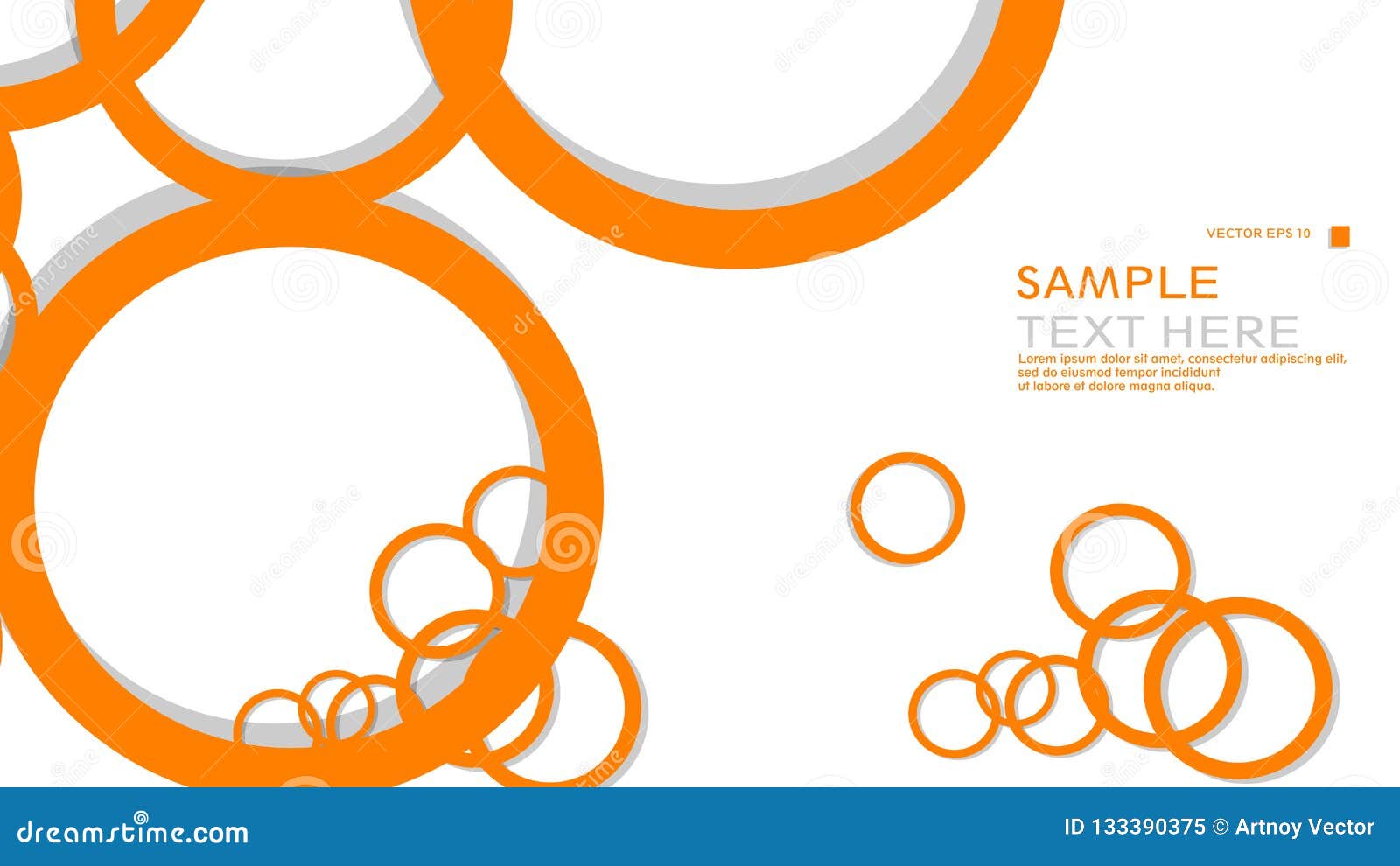 Simple Circles Background .vector Graphic Design on Eps 10 Stock Vector ...