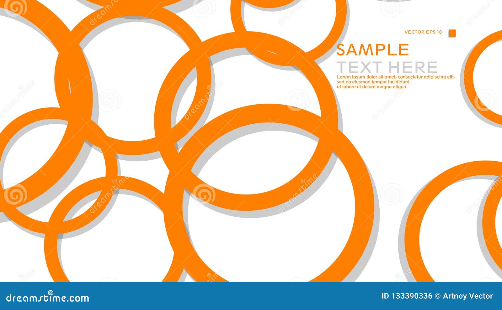 Simple Circles Background stock vector. Illustration of circles - 133390336