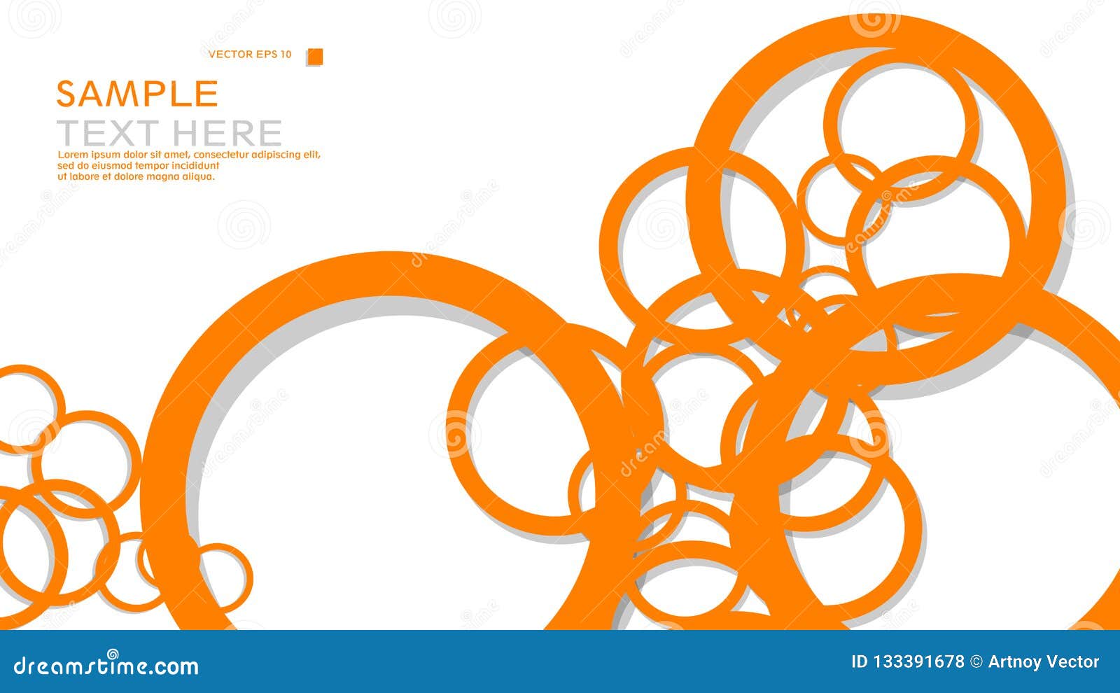 Simple Circles Background .vector Graphic Design on Eps 10 Stock Vector ...