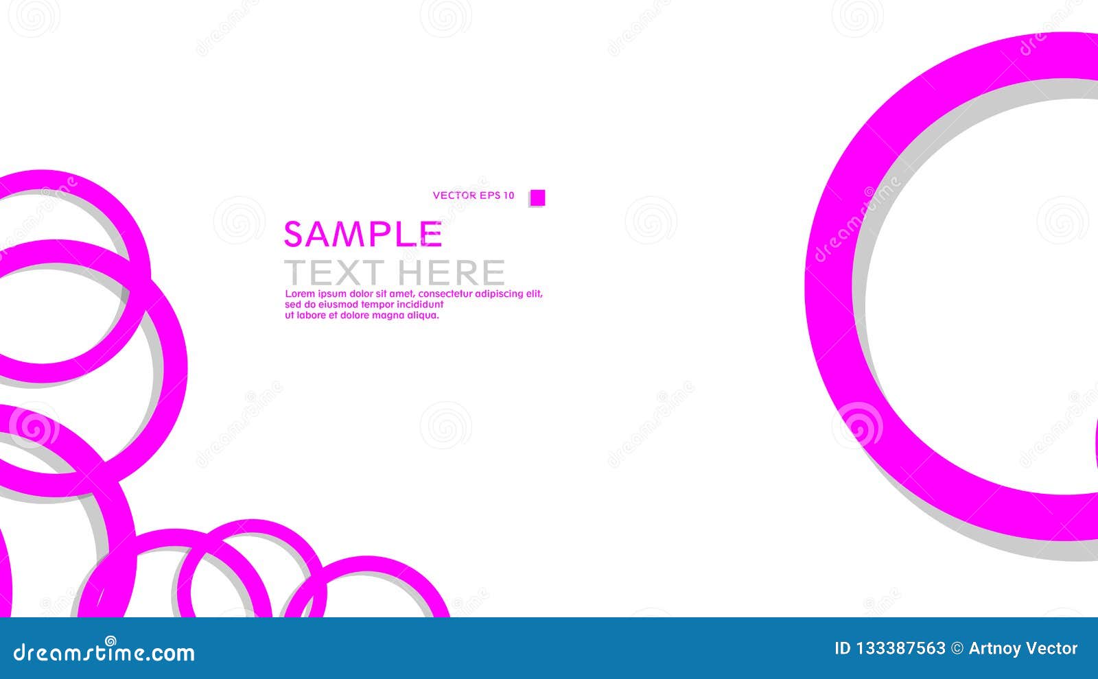 Simple Circles Background stock vector. Illustration of design - 133387563