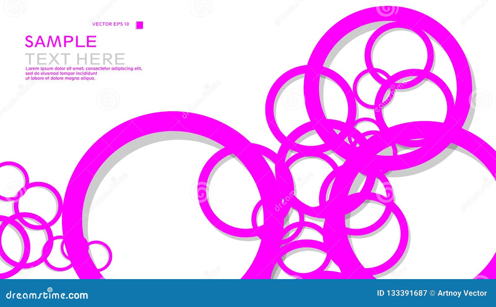 Simple Circles Background .vector Graphic Design on Eps 10 Stock Vector ...