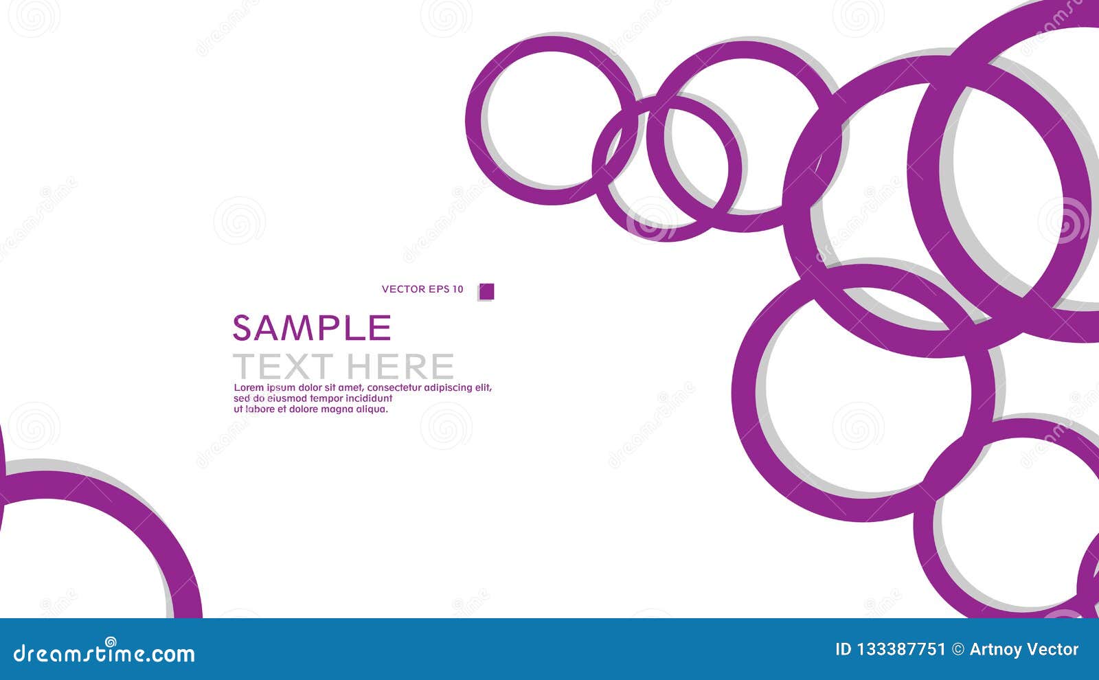 Simple Circles Background stock vector. Illustration of background ...