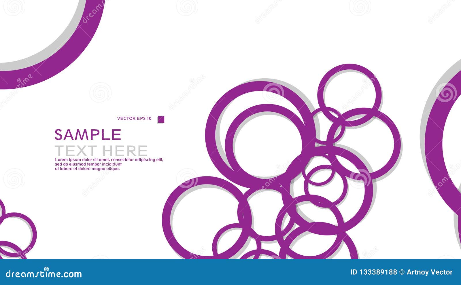 Simple Circles Background stock vector. Illustration of background ...