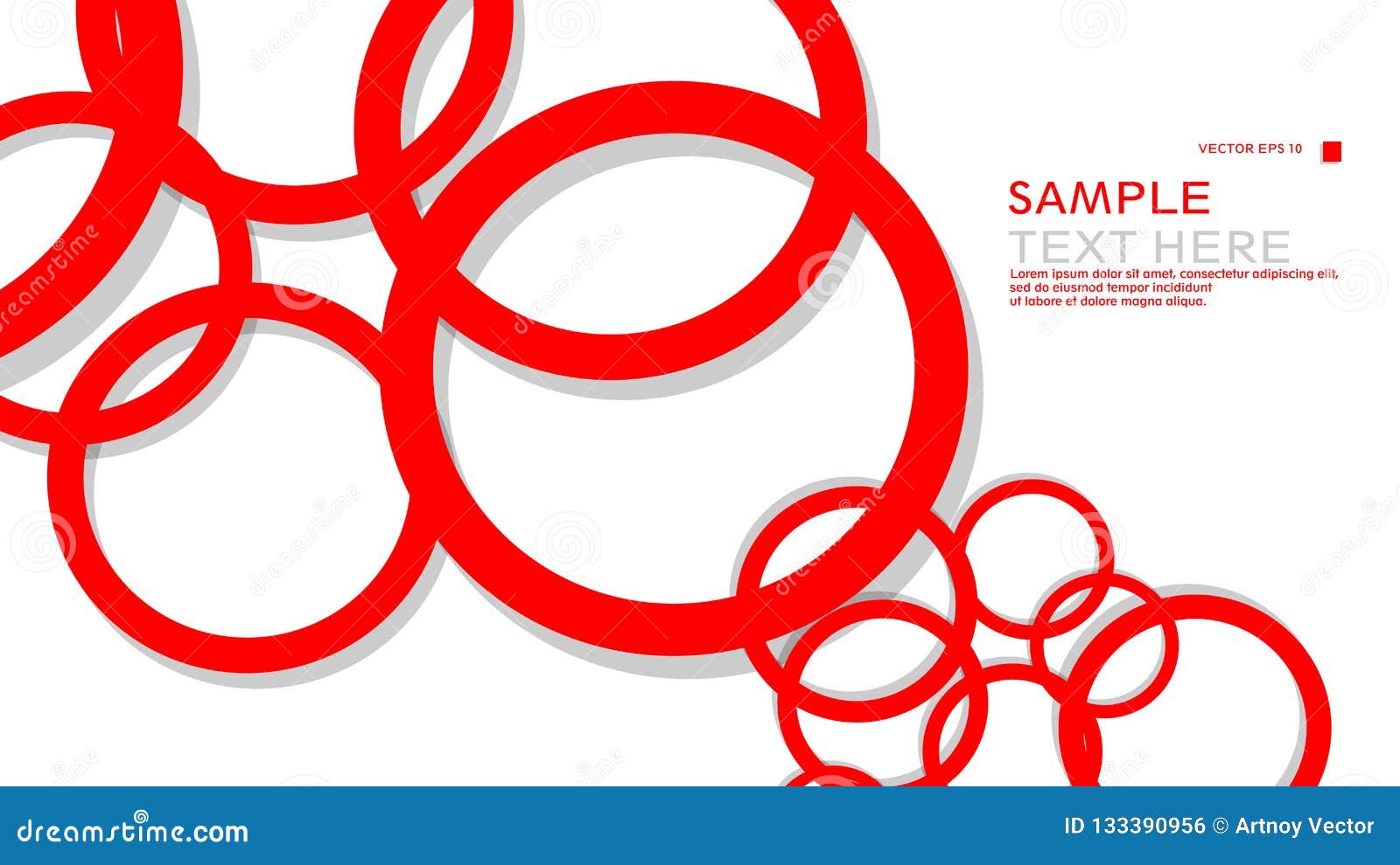 Simple Circles Background .vector Graphic Design on Eps 10 Stock Vector ...