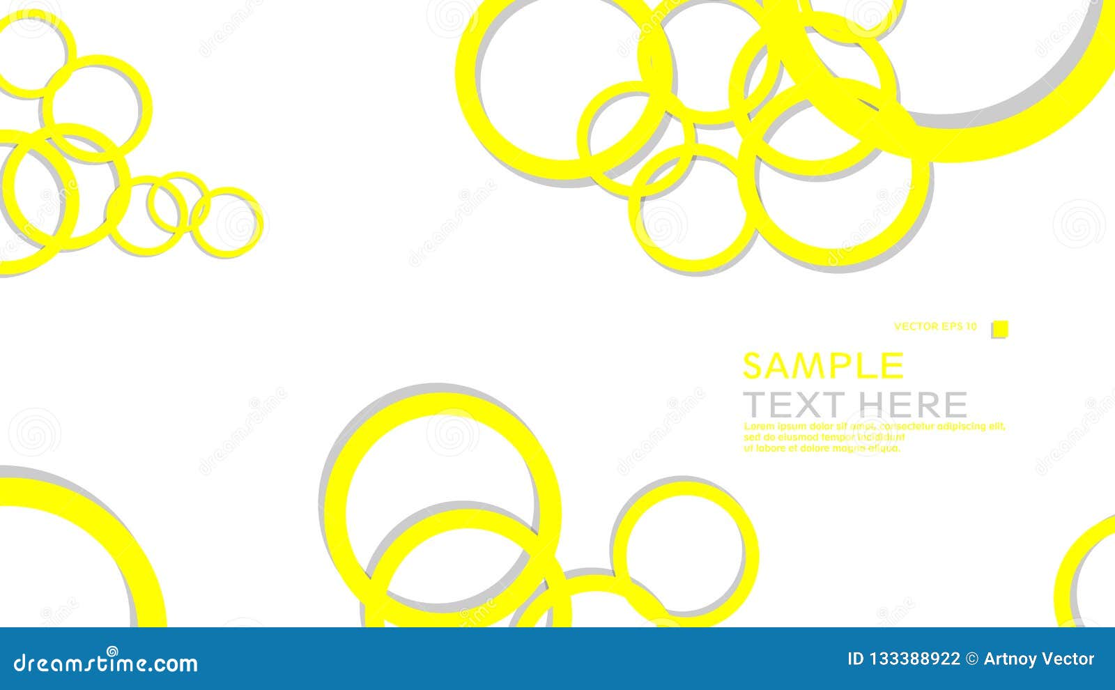 Simple Circles Background stock vector. Illustration of color - 133388922