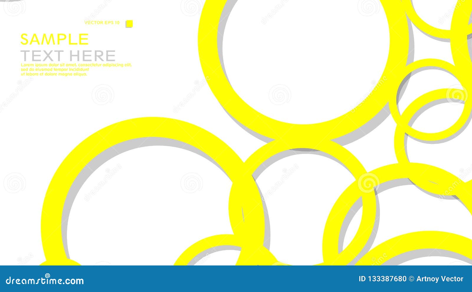 Simple Circles Background stock vector. Illustration of background ...