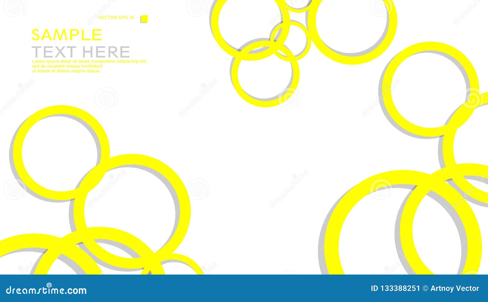 Simple Circles Background stock vector. Illustration of circles - 133388251
