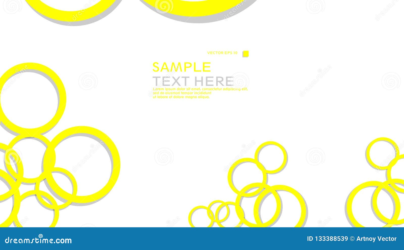 Simple Circles Background stock vector. Illustration of vector - 133388539