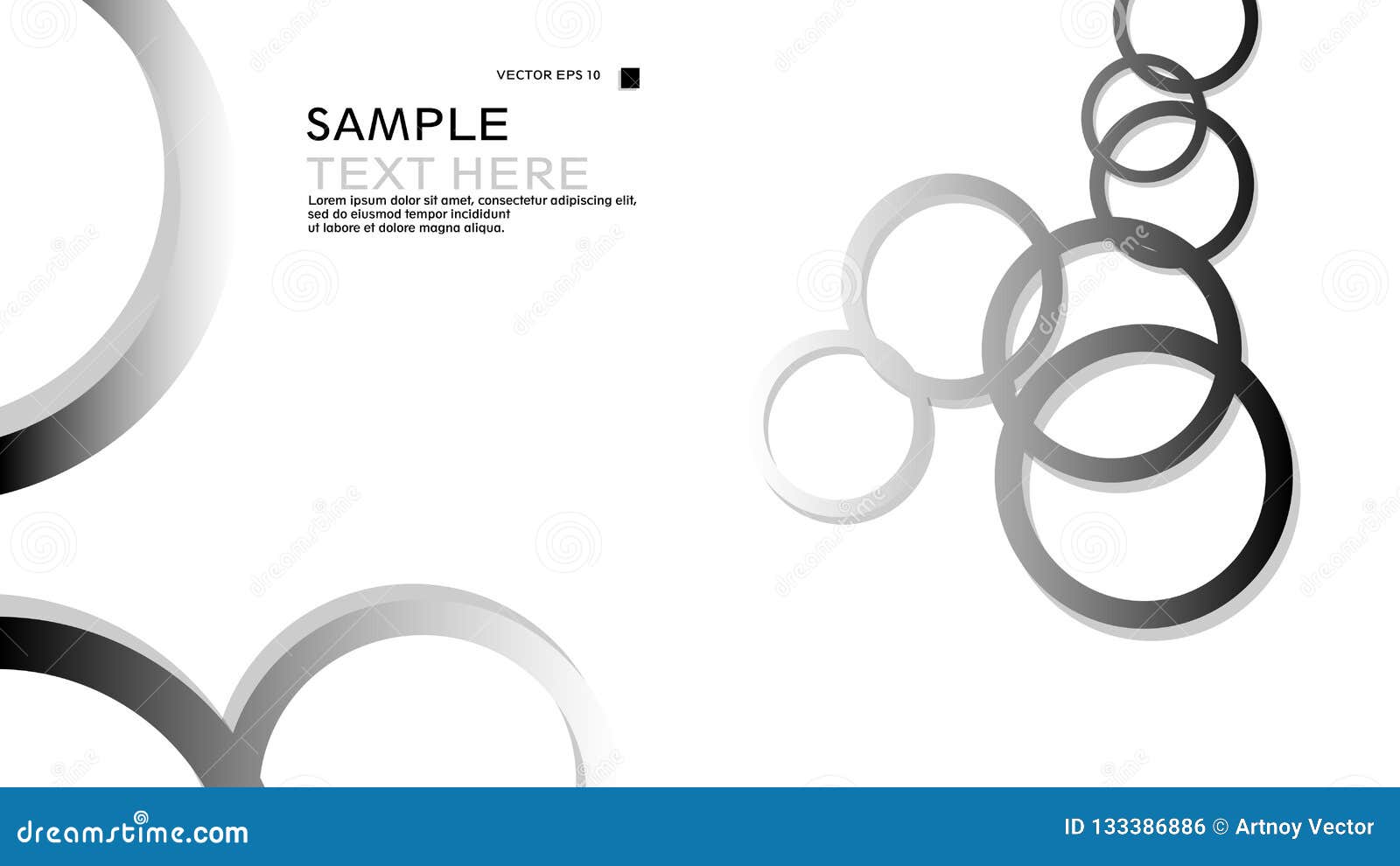 Simple Circles Background stock vector. Illustration of background ...