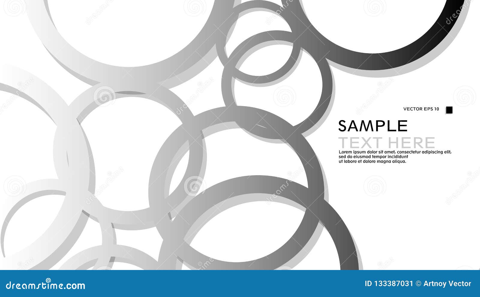 Simple Circles Background stock vector. Illustration of vector - 133387031