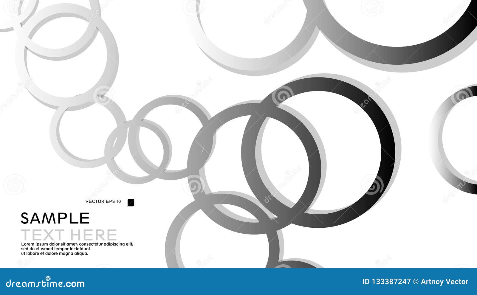 Simple Circles Background stock vector. Illustration of vector - 133387247