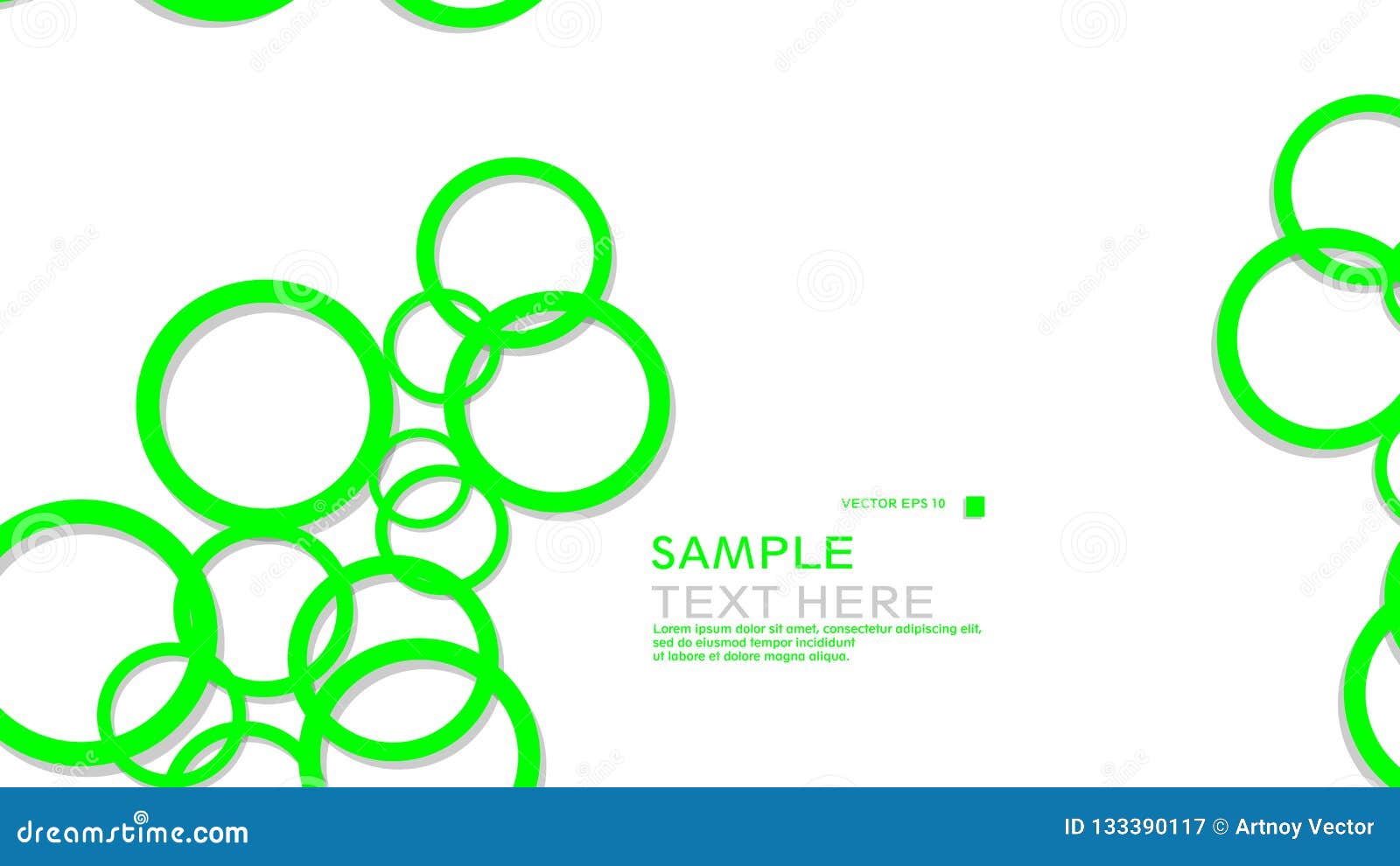 Simple Circles Background stock vector. Illustration of vector - 133390117