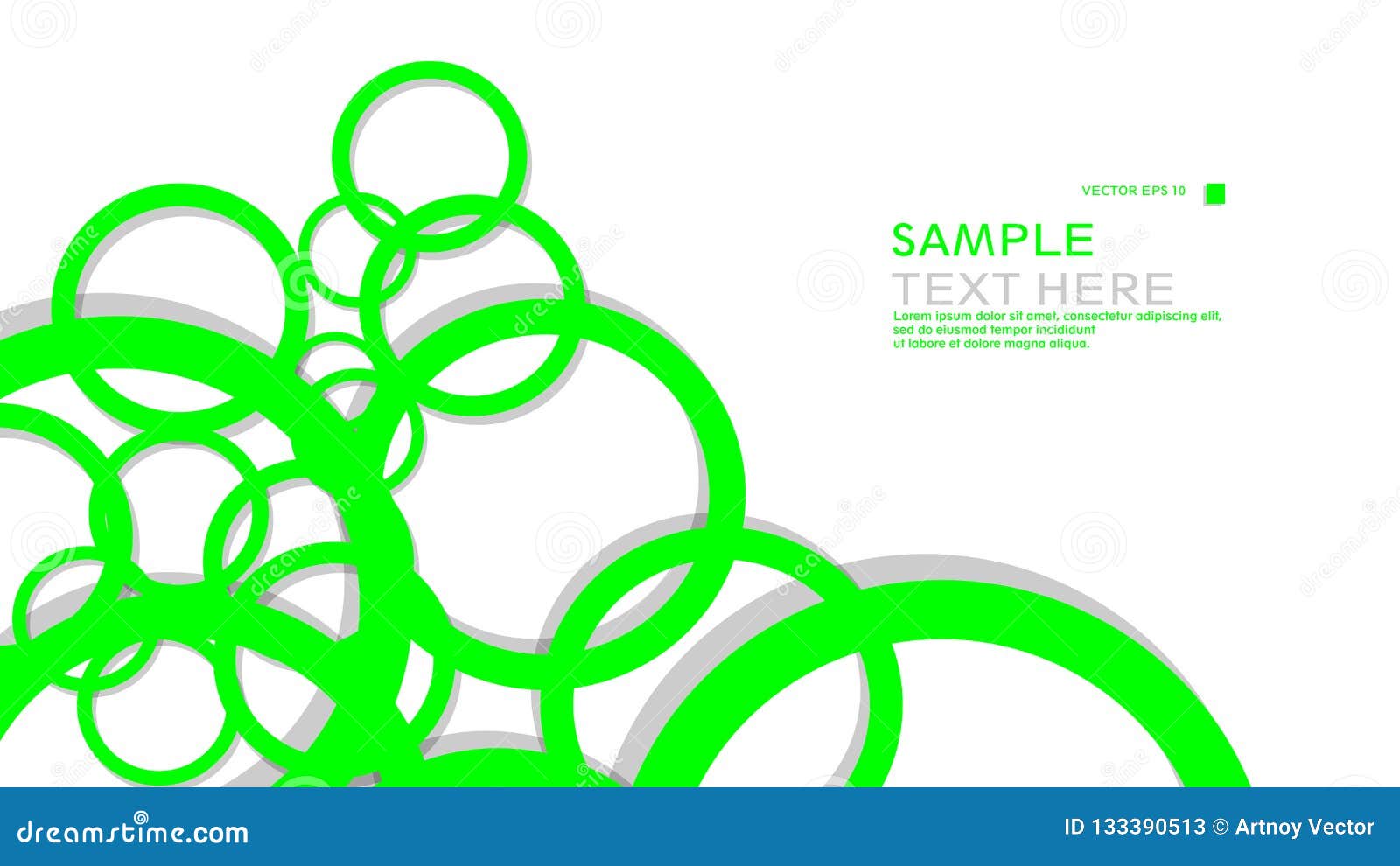 Simple Circles Background stock vector. Illustration of color - 133390513