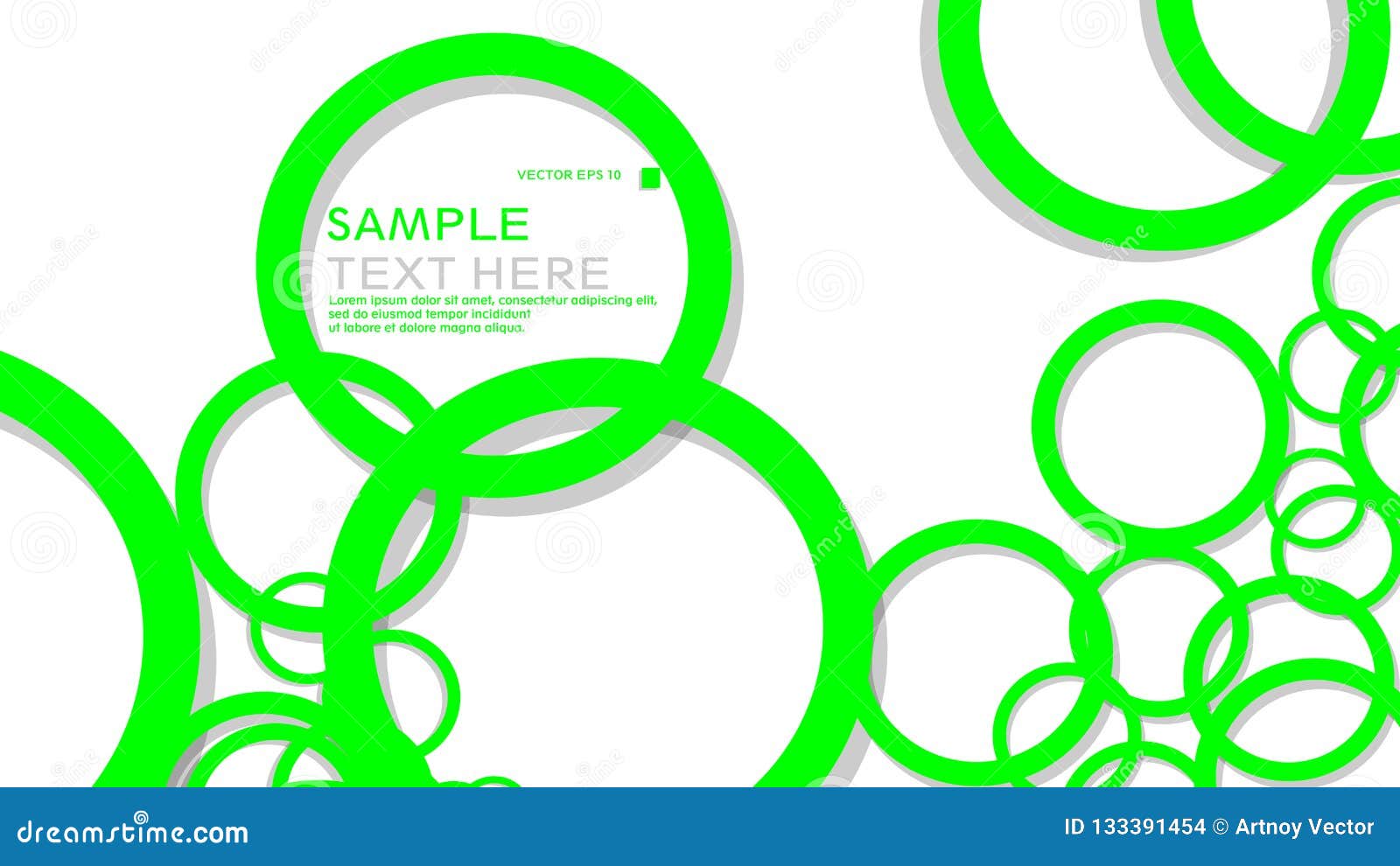 Simple Circles Background stock vector. Illustration of simple - 133391454