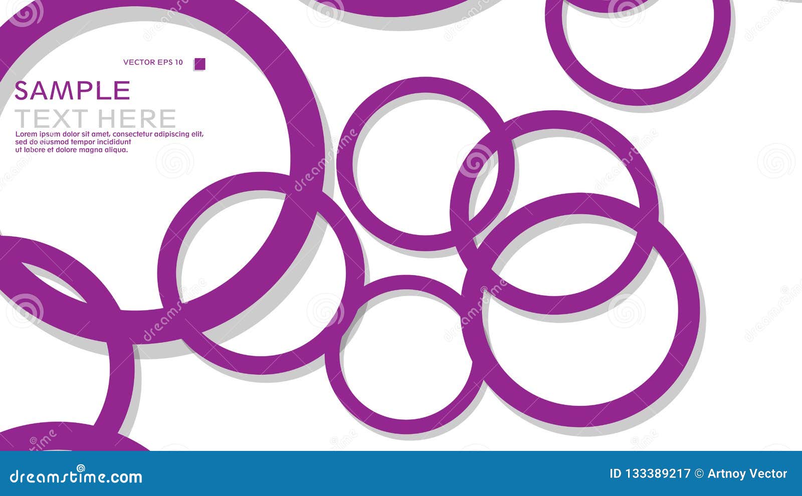 Simple Circles Background stock vector. Illustration of color - 133389217