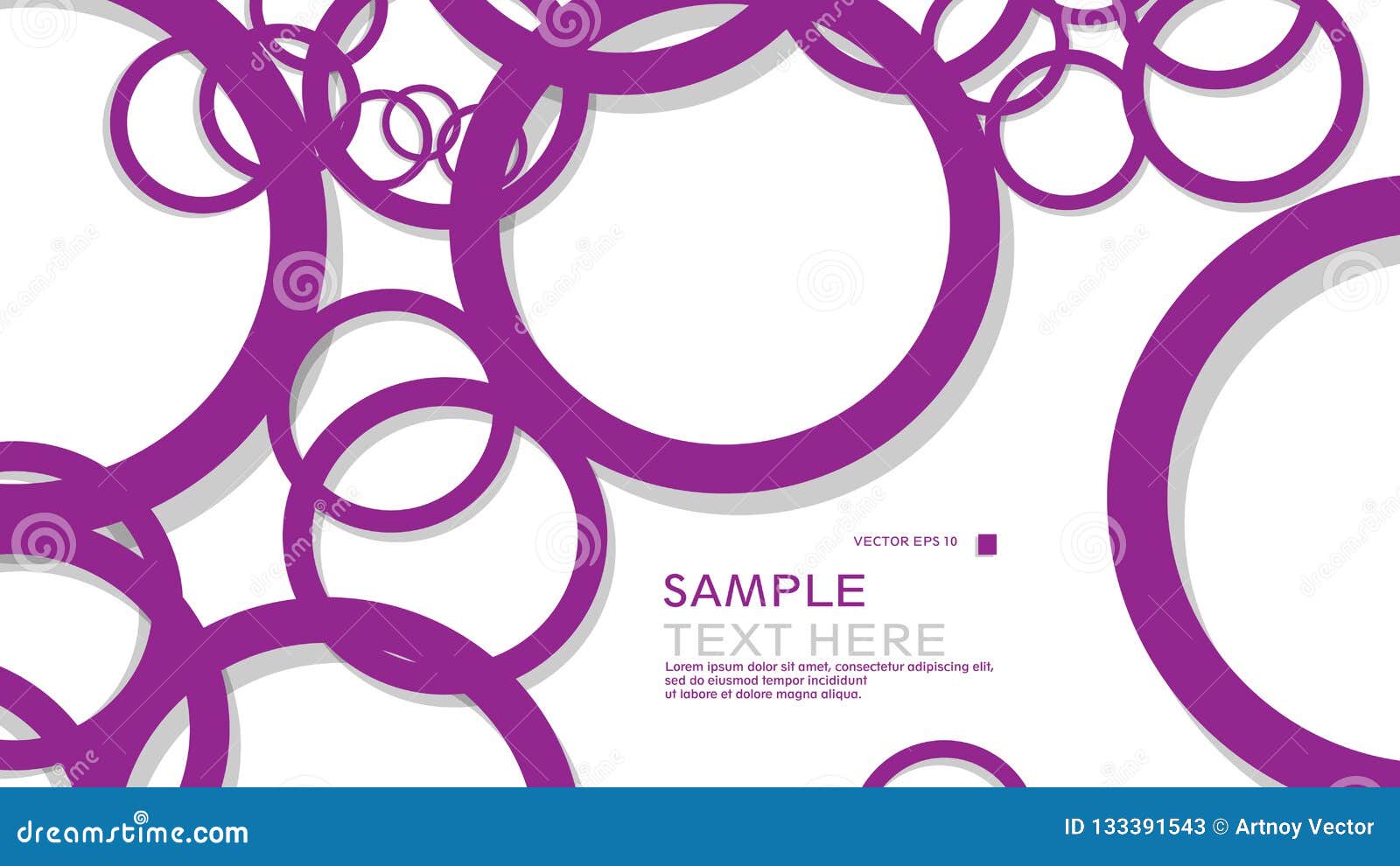 Simple Circles Background stock vector. Illustration of design - 133391543