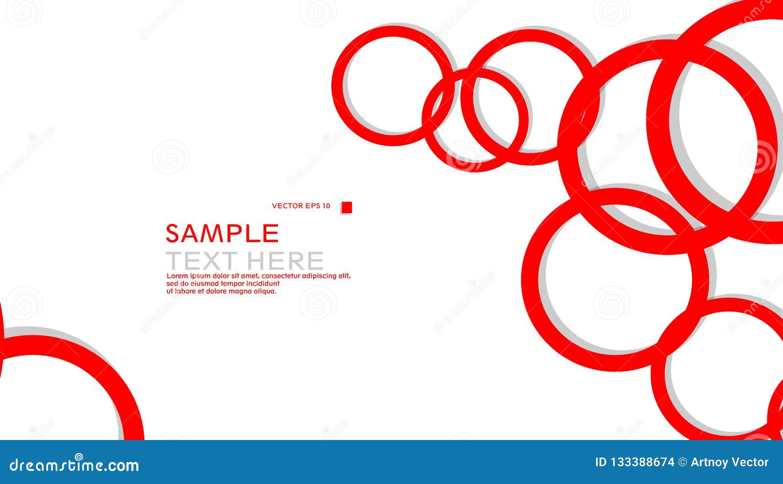 Simple Circles Background stock vector. Illustration of simple - 133388674