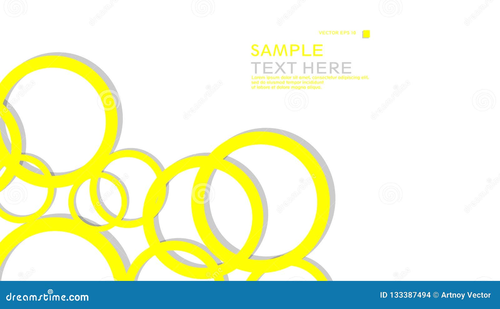Simple Circles Background stock vector. Illustration of simple - 133387494