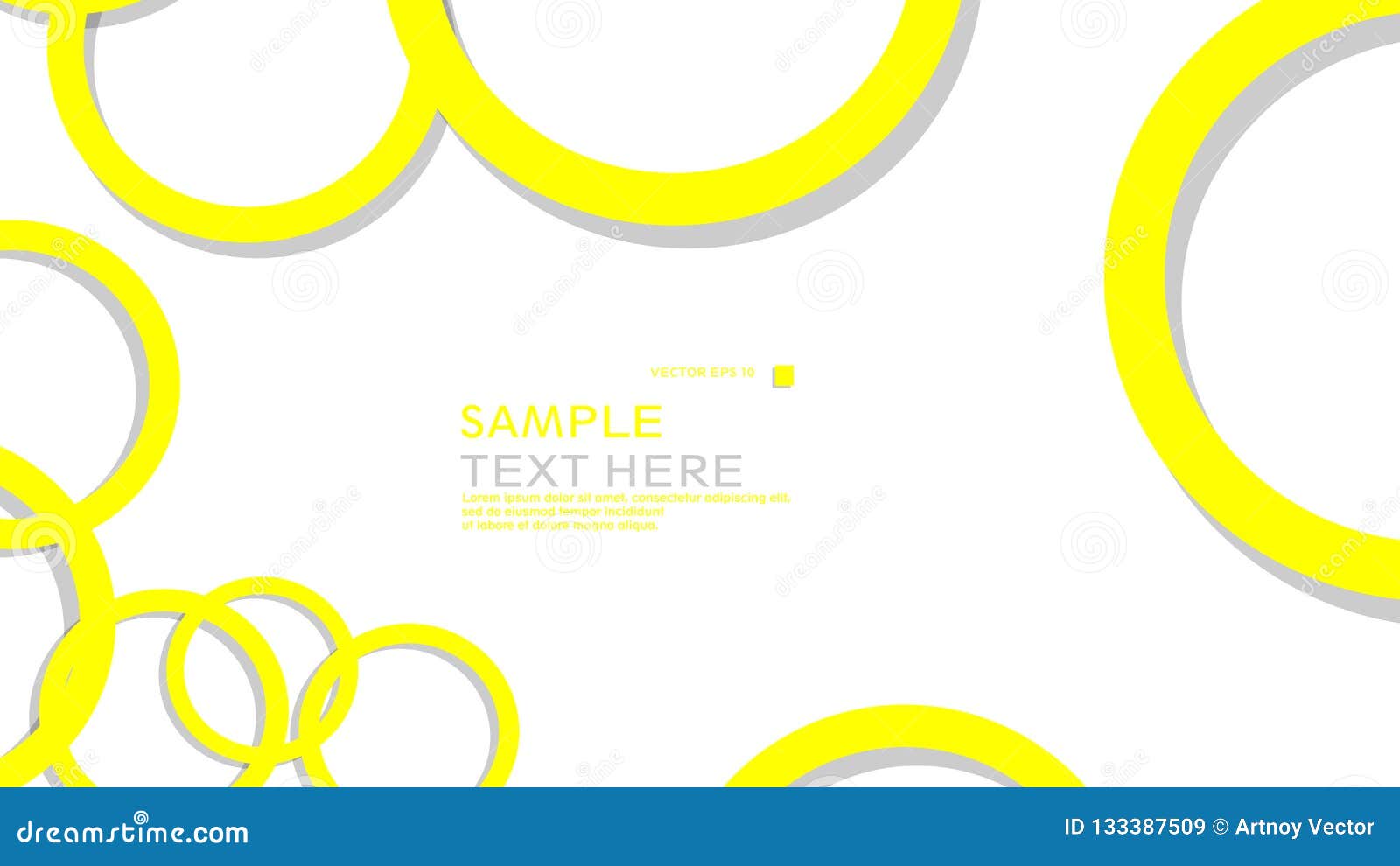 Simple Circles Background stock vector. Illustration of graphic - 133387509