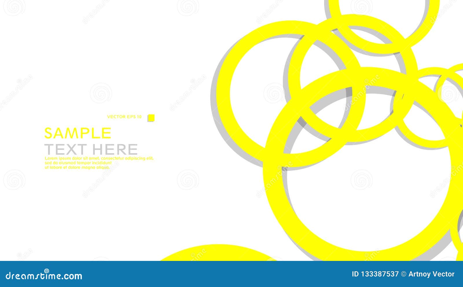 Simple Circles Background stock vector. Illustration of simple - 133387537