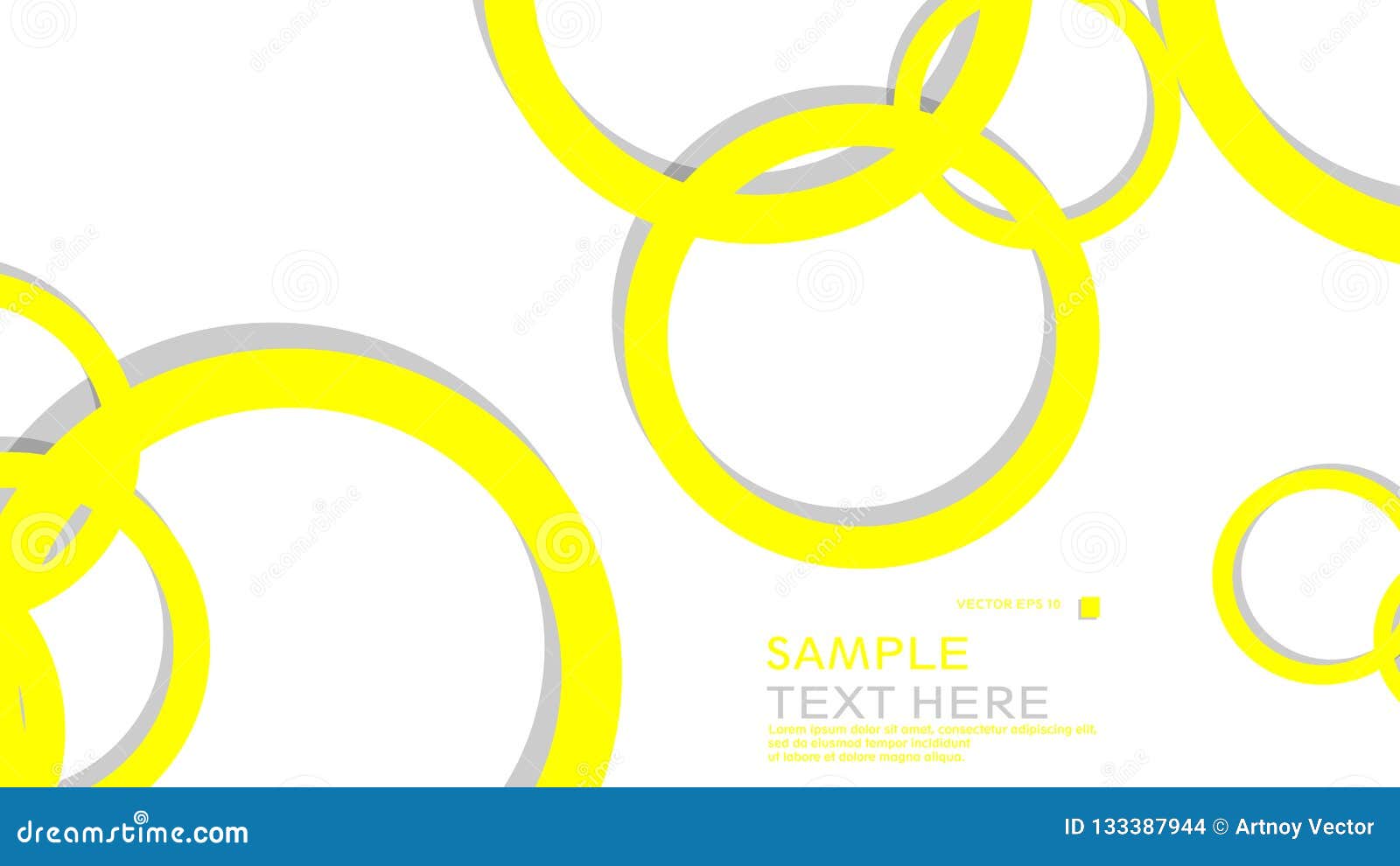 Simple Circles Background stock vector. Illustration of graphic - 133387944