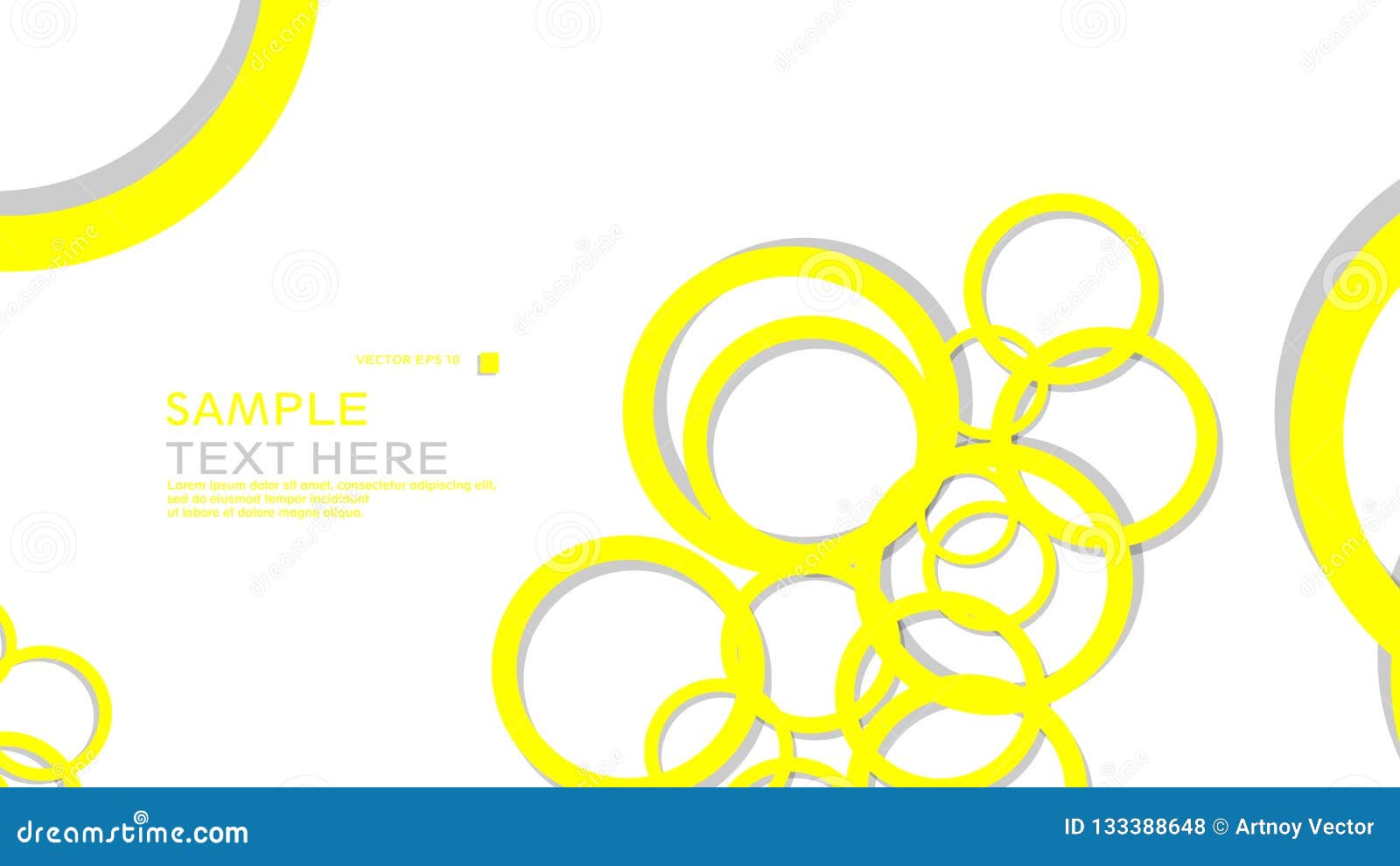 Simple Circles Background stock vector. Illustration of circles - 133388648