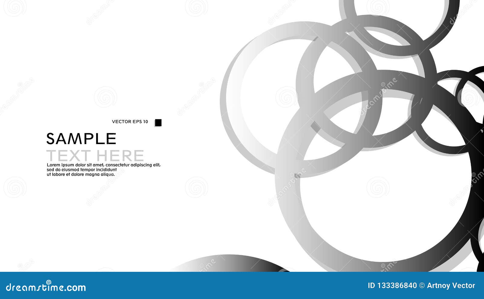 Simple Circles Background stock vector. Illustration of background ...